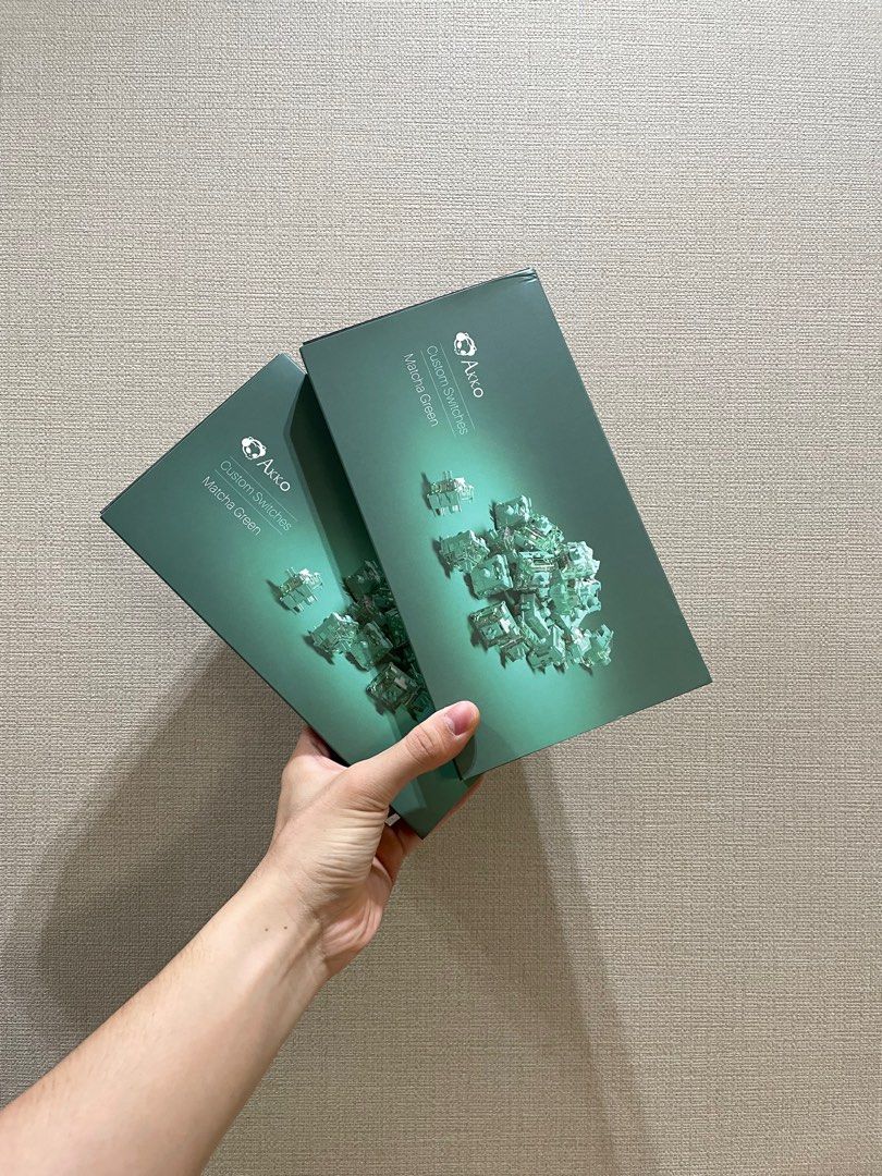 Akko Matcha Green Mechanical Keyboard Switches - 45 per box (1 for 20 ...