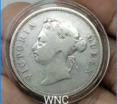 Antique 1899 Straits Settlements Victoria Queen 50 Cents Silver Coin, Hobbies & Toys ...