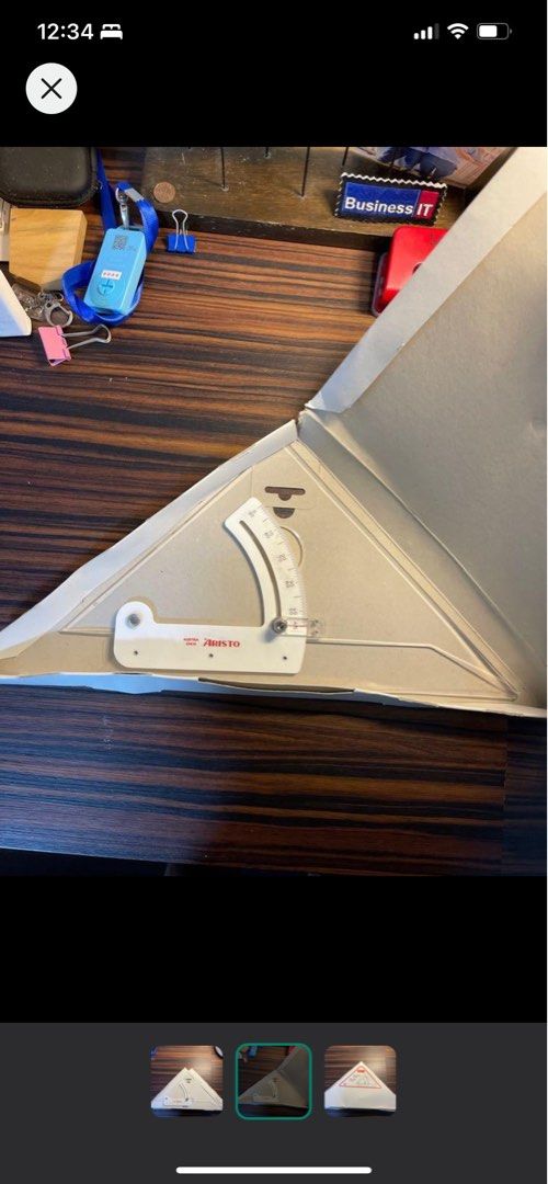 Aristo Adjustable Triangle Ruler, Hobbies & Toys, Stationery & Craft ...