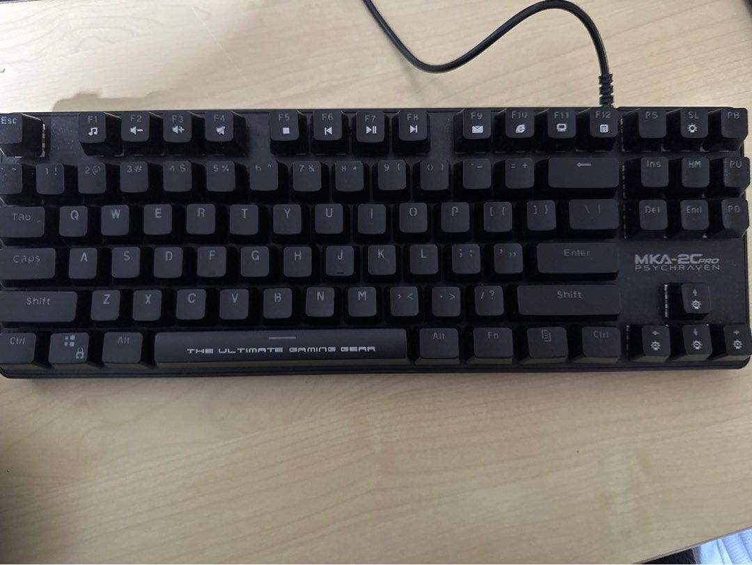 Armaggedddon MKA-2C Pro Psychraven Blue Switch 87 Keys Mechanical ...