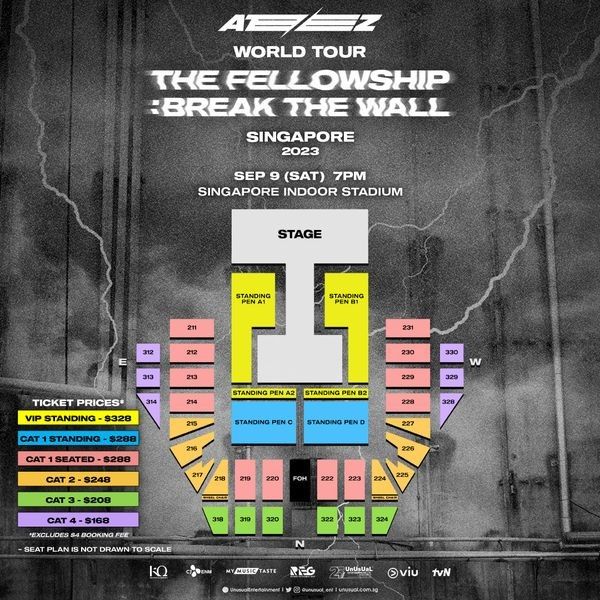 ATEEZ CONCERT TICKET, Tickets & Vouchers, Event Tickets on Carousell