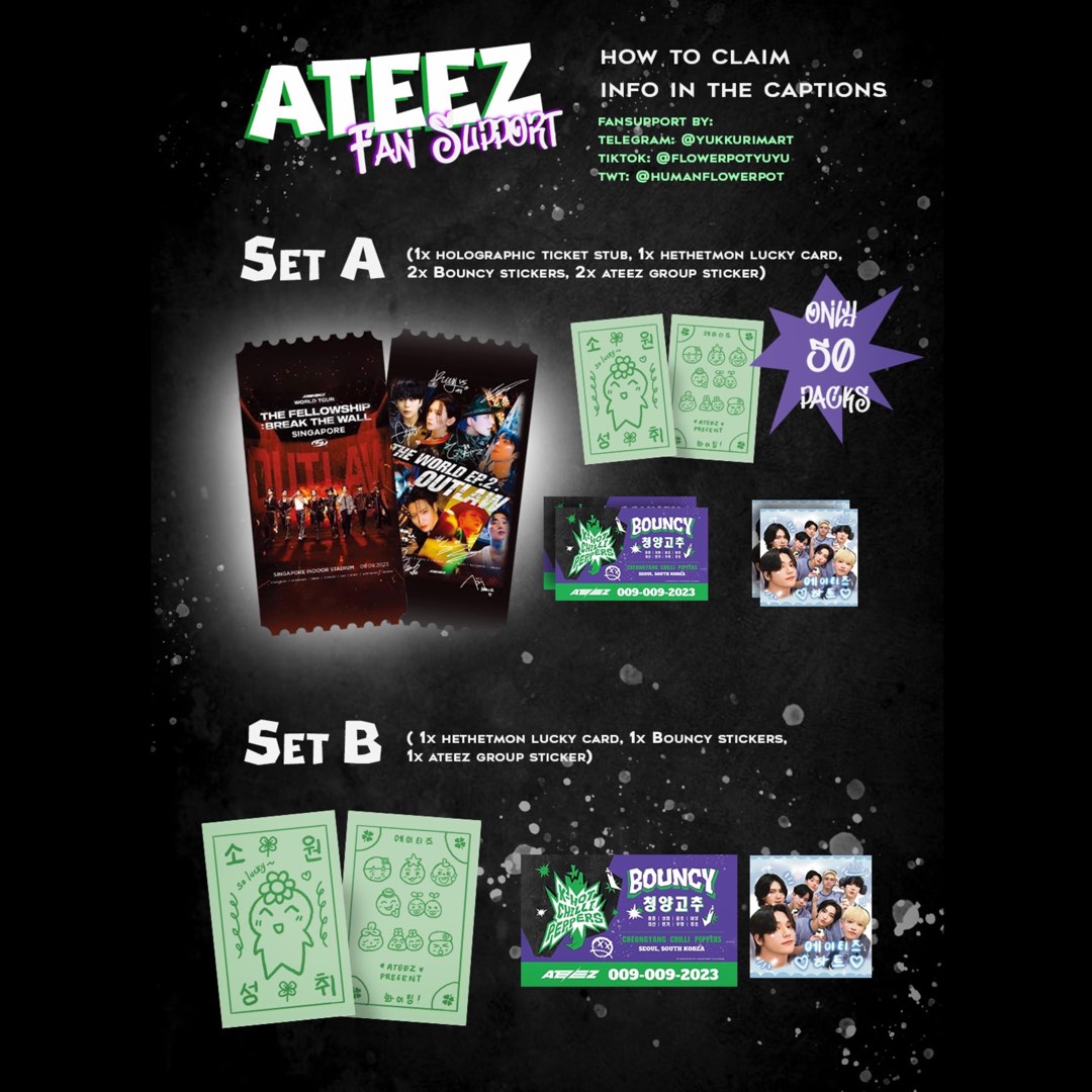 ATEEZ Fan Support, Hobbies & Toys, Memorabilia & Collectibles, K-Wave ...