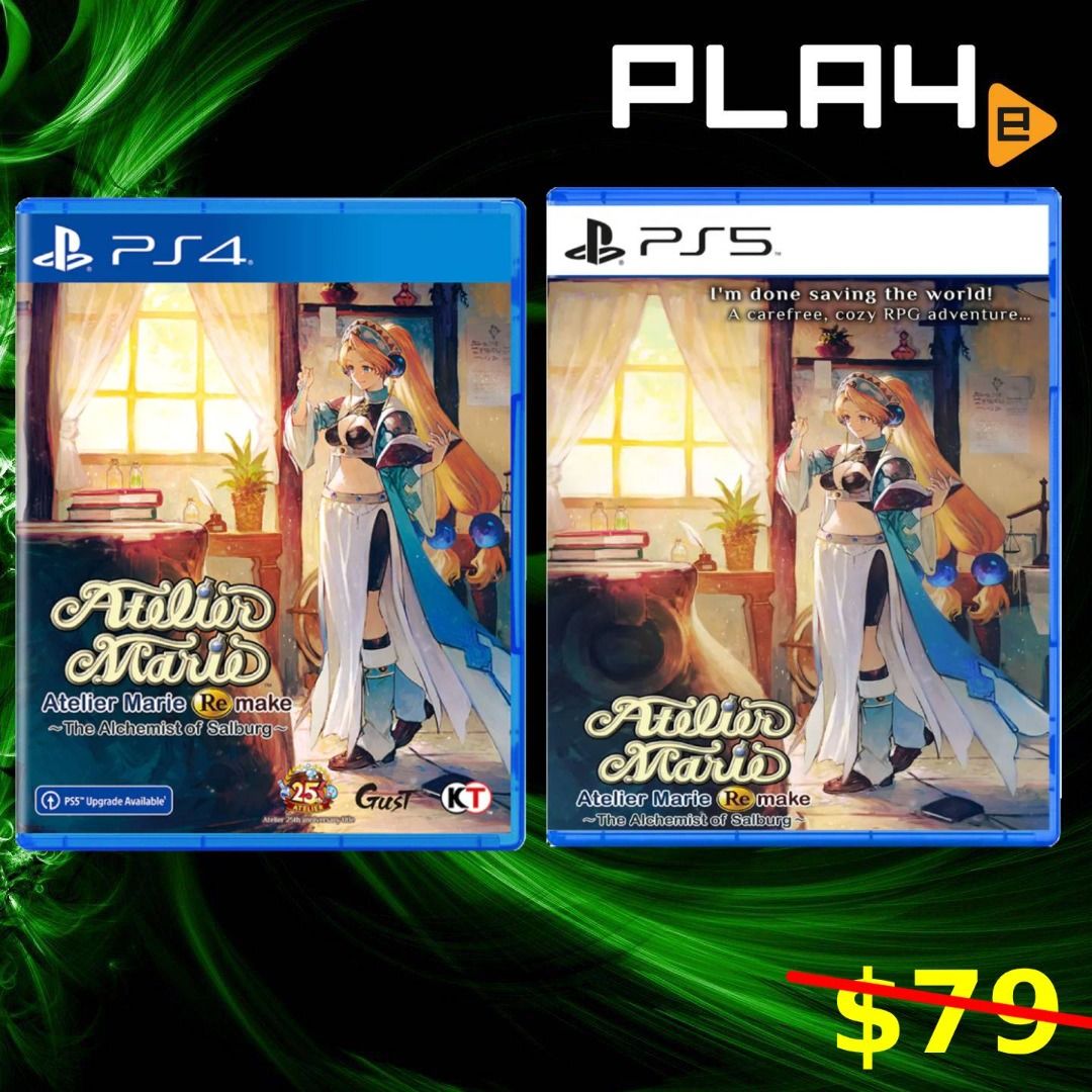 Atelier Marie Remake: The Alchemist of Salburg Brand New (PS4/PS5 ...