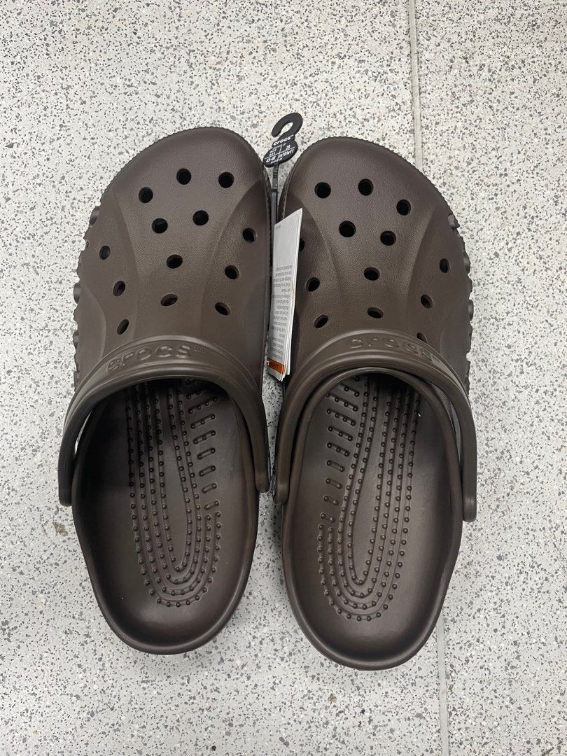 Authentic Crocs Clog (Espresso), Men's Fashion, Footwear, Flipflops and ...