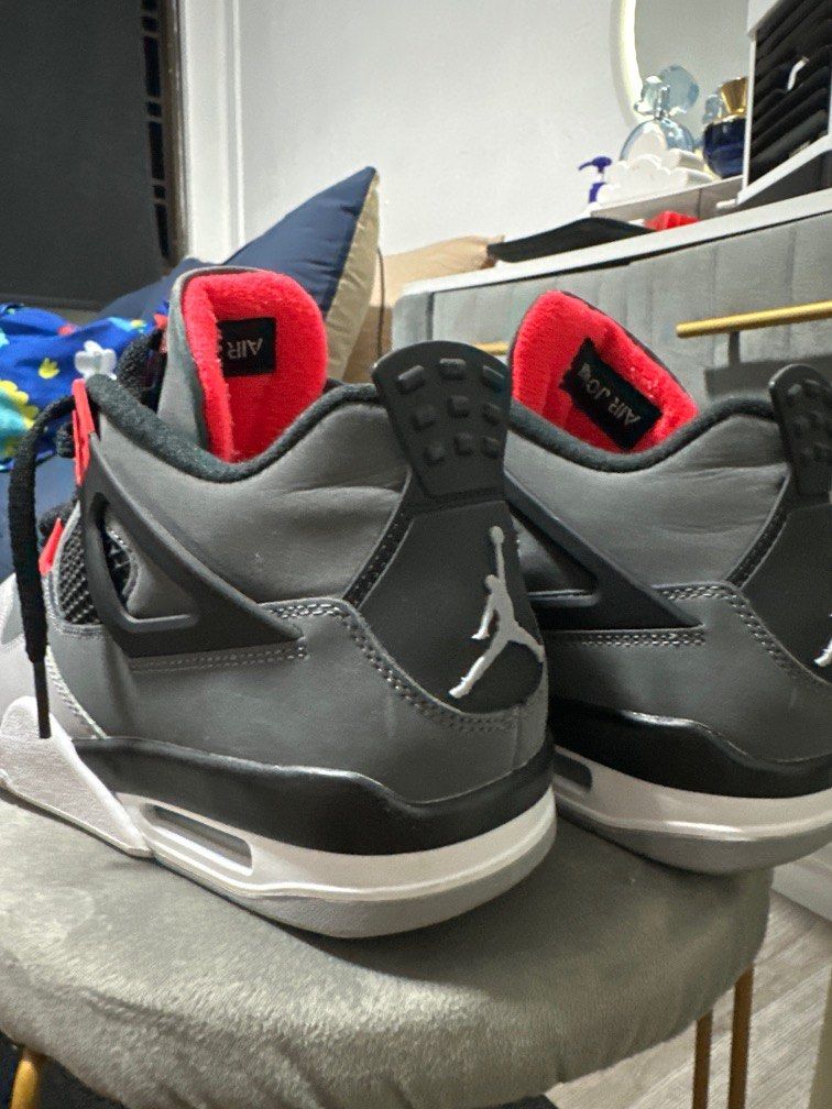 Authentic Nike Jordan 4 infrared, Men's Fashion, Footwear, Sneakers on ...