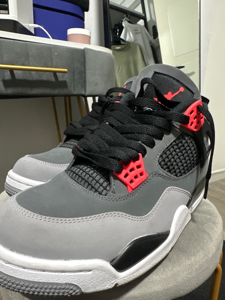 Authentic Nike Jordan 4 infrared, Men's Fashion, Footwear, Sneakers on ...