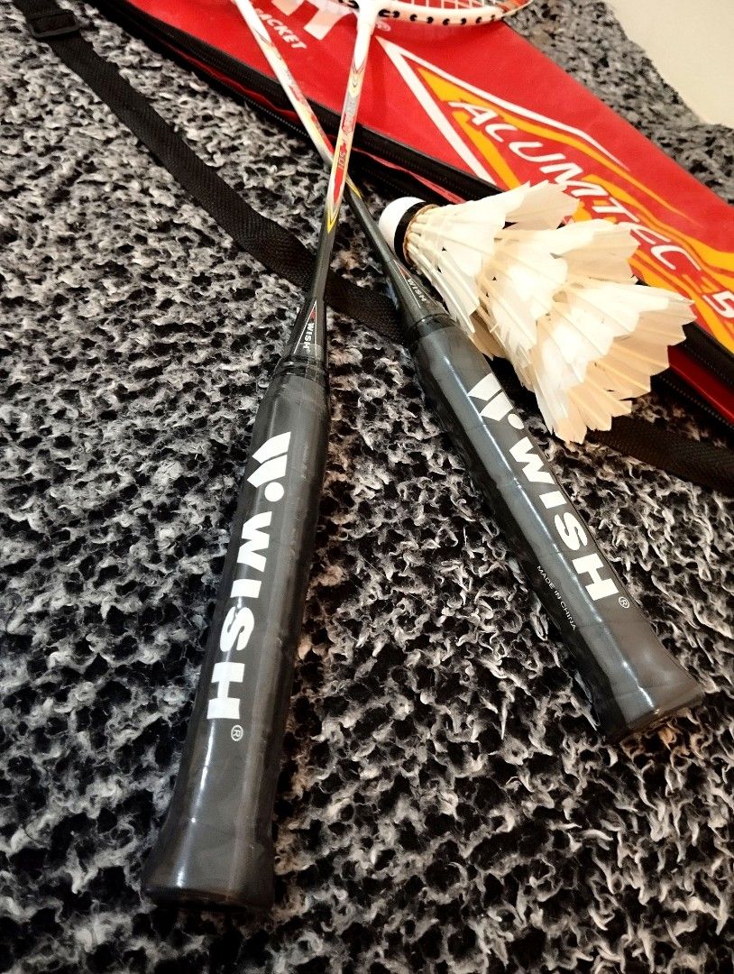 BADMINTON DUAL ALUMTEC 501 WITH 3 SHUTTLECOCK, Sports Equipment, Sports ...