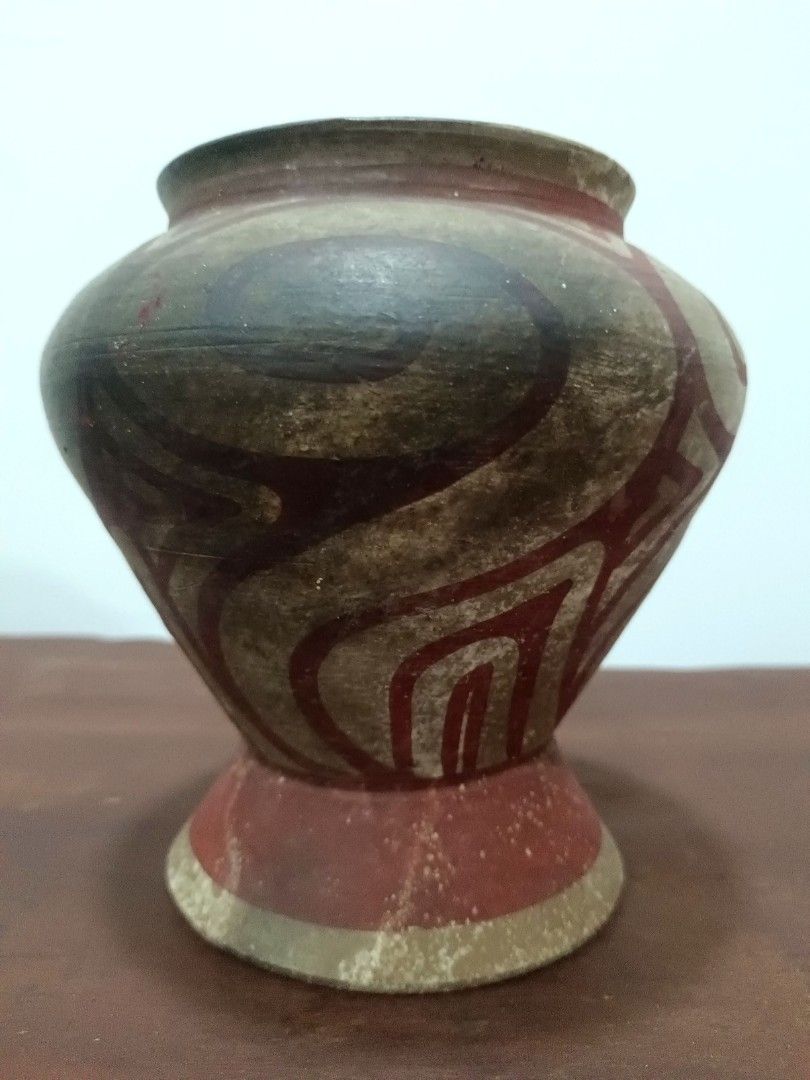 Ban Chiang Thai antique bronze Age pottery jar handwork, Hobbies & Toys ...