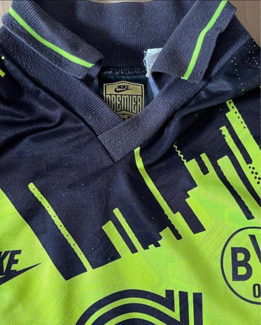 Borussia Dortmund BvB 1994/95 long sleeve soccer/football jersey/kit ...
