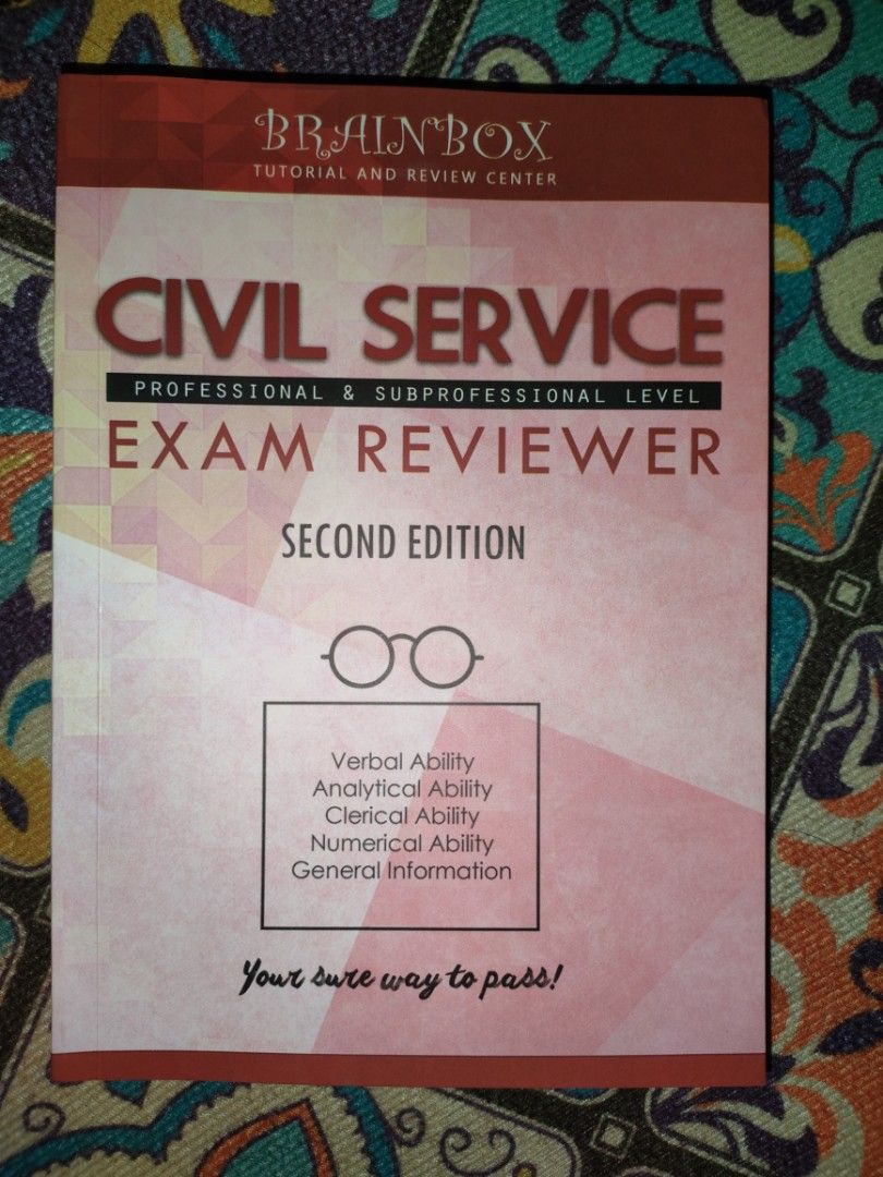 LATEST EDITION BRAINBOX CIVIL SERVICE EXAM REVIEWER, Hobbies & Toys ...