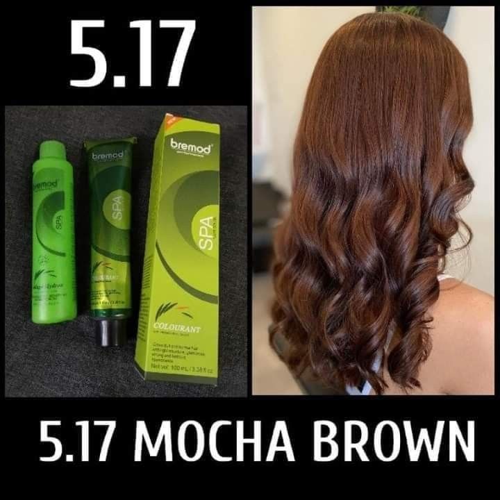 Bremod 5.17 Mocha Brown Hair Color, Beauty & Personal Care, Hair on Carousell