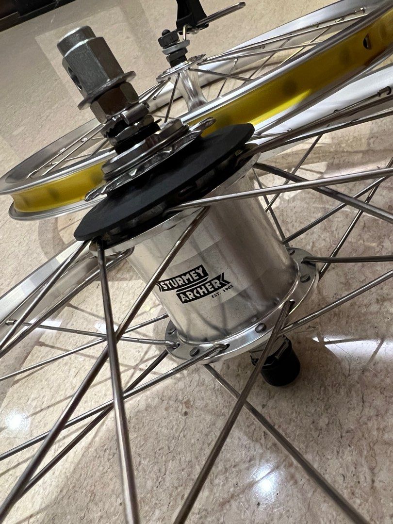 Brompton Original 3 speed wheelset., 運動產品, 單車及配件, 單車 - Carousell