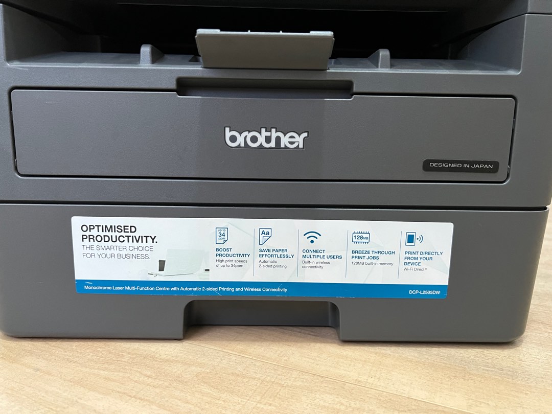 Brother BW wifi laser printer DCP-L2535DW, Computers & Tech, Printers ...