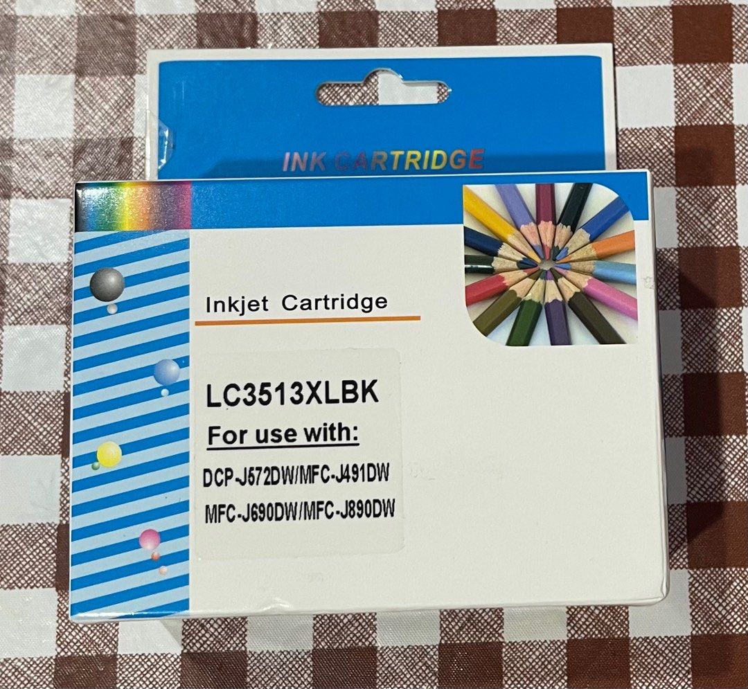 Brother Printer Compatible Ink Cartridges Black Color 3513, Computers ...