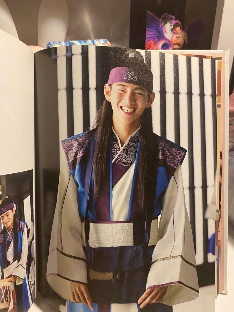 BTS PHOTOCARD TAEHYUNG HWARANG PHOTOBOOK OST KDRAMA OFFICIAL WITH POSTCARDS / V HWARANG HANSUNG ...