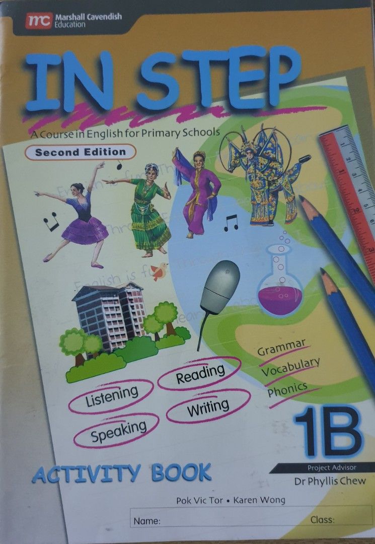 Buku P1 English IN STEP 1A 1B Textbook&Acitivity book by Marshall ...