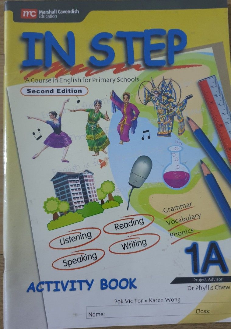 Buku P1 English IN STEP 1A 1B Textbook&Acitivity book by Marshall ...