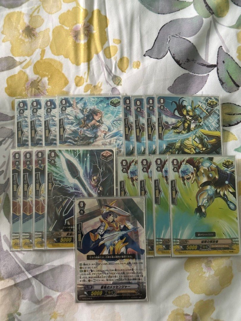 Cardfight Vanguard Gold Paladin Liberator Deck, Hobbies & Toys, Toys ...