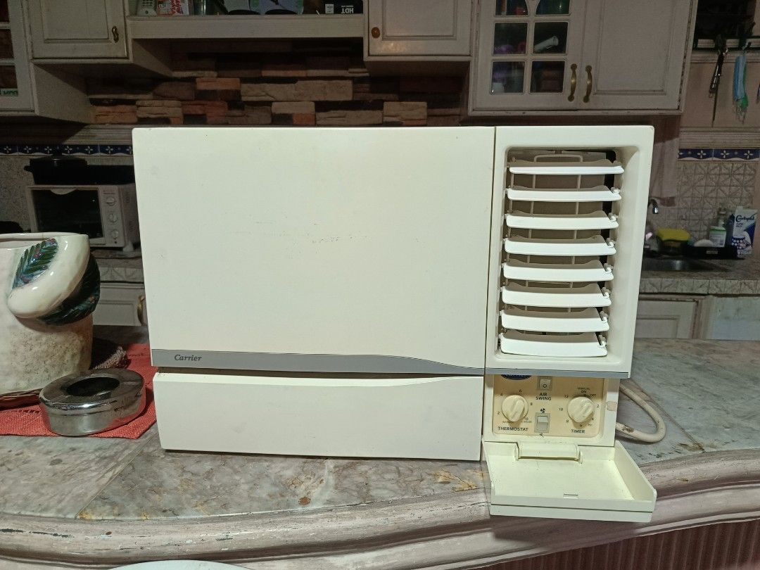Carrier 1.5 HP Inverter Window Type Aircon, TV & Home Appliances, Air ...