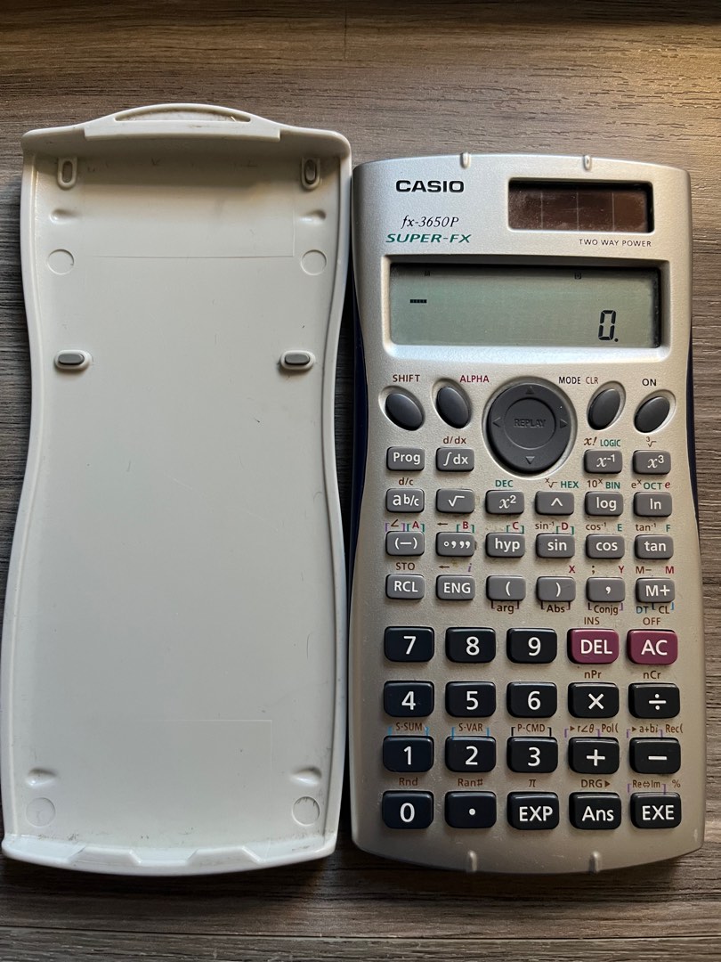 Casio fx-3650P cal機, 興趣及遊戲, 手作＆自家設計, 文具 - Carousell