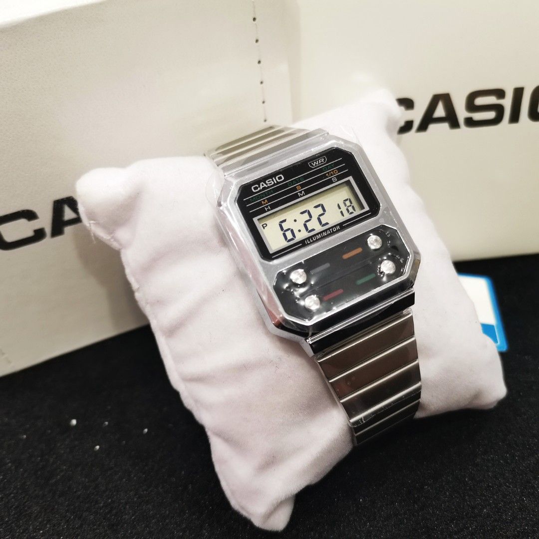 Casio Vintage Collection A 100WE, Men's Fashion, Watches & Accessories ...