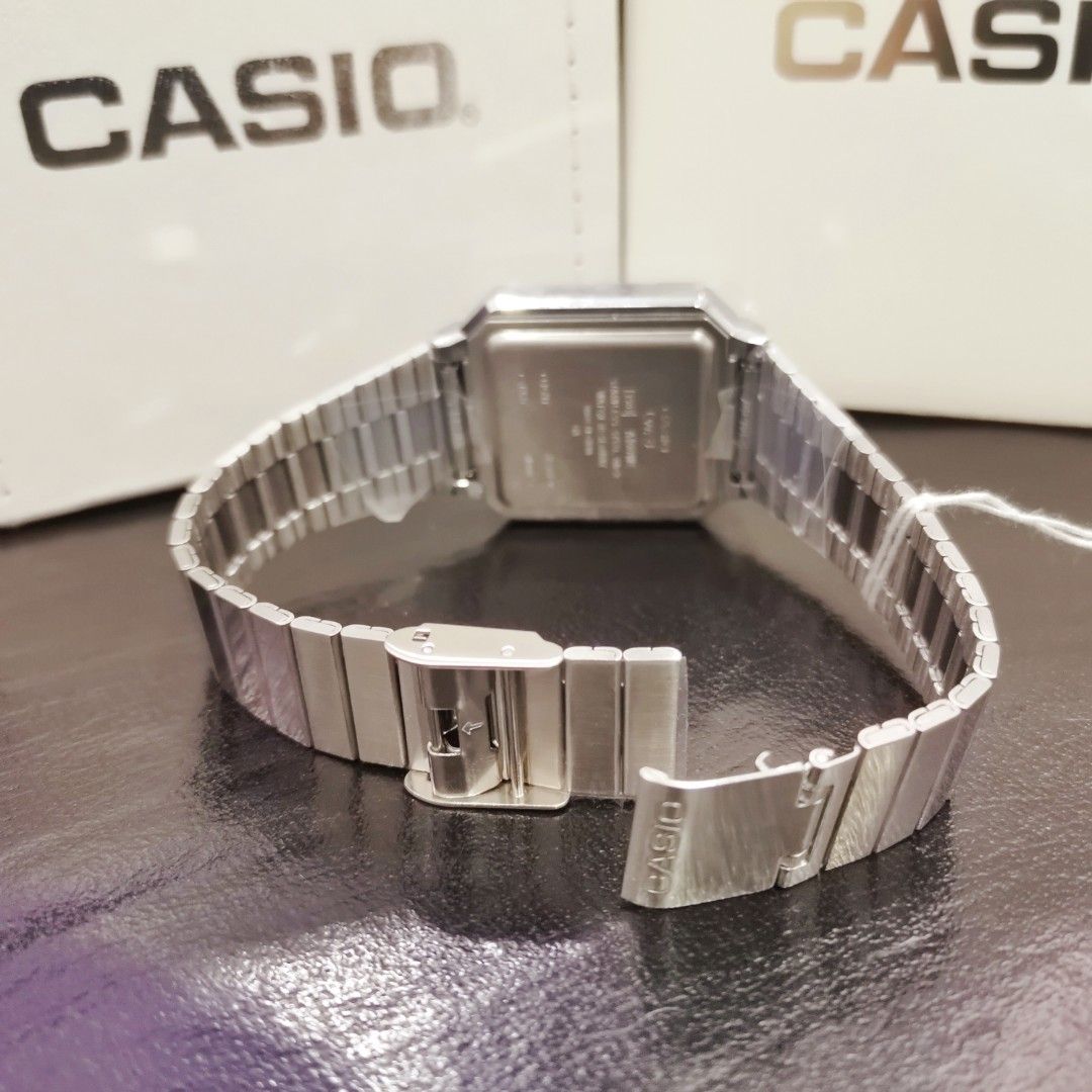 Casio Vintage Collection A 100WE, Men's Fashion, Watches & Accessories ...