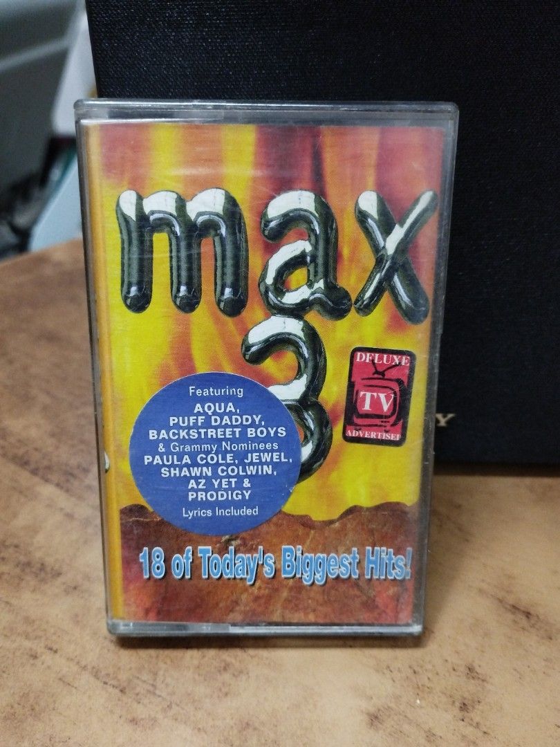 (Cassette) MAX 3, Hobbies & Toys, Music & Media, CDs & DVDs on Carousell