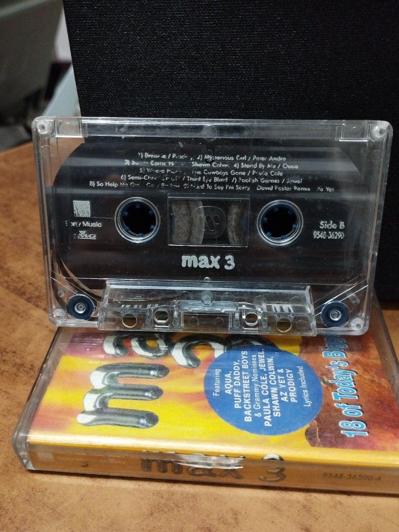 (Cassette) MAX 3, Hobbies & Toys, Music & Media, CDs & DVDs on Carousell