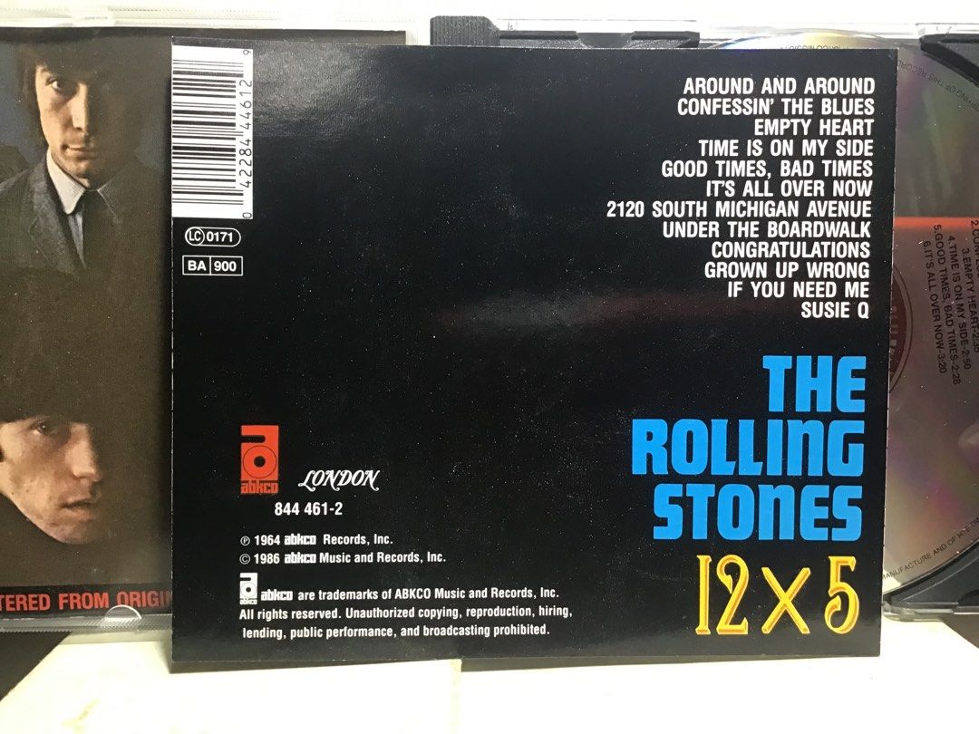 Cd The Rolling Stones 12x5 Oop Abkco Original Press Anubis Classic Rock