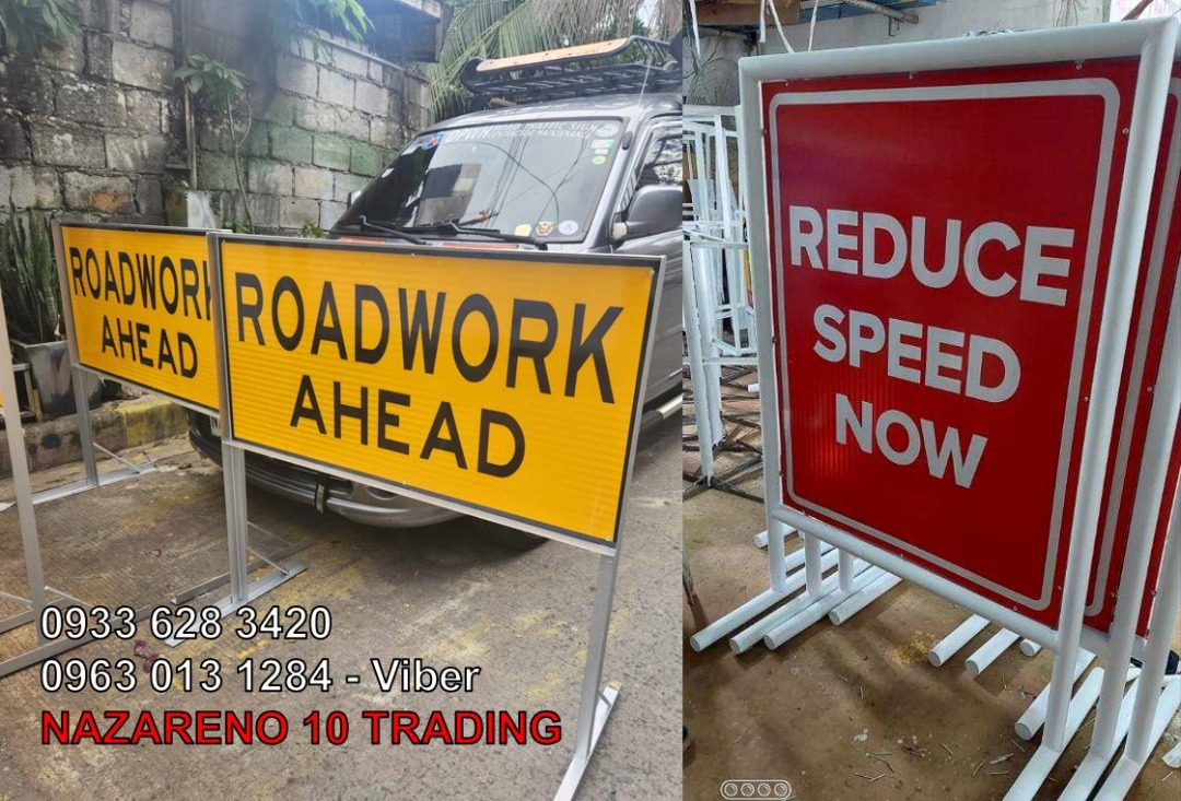 CHEVRON Arrow sign Road Sign Warning Sign road work Ahead Sign ...