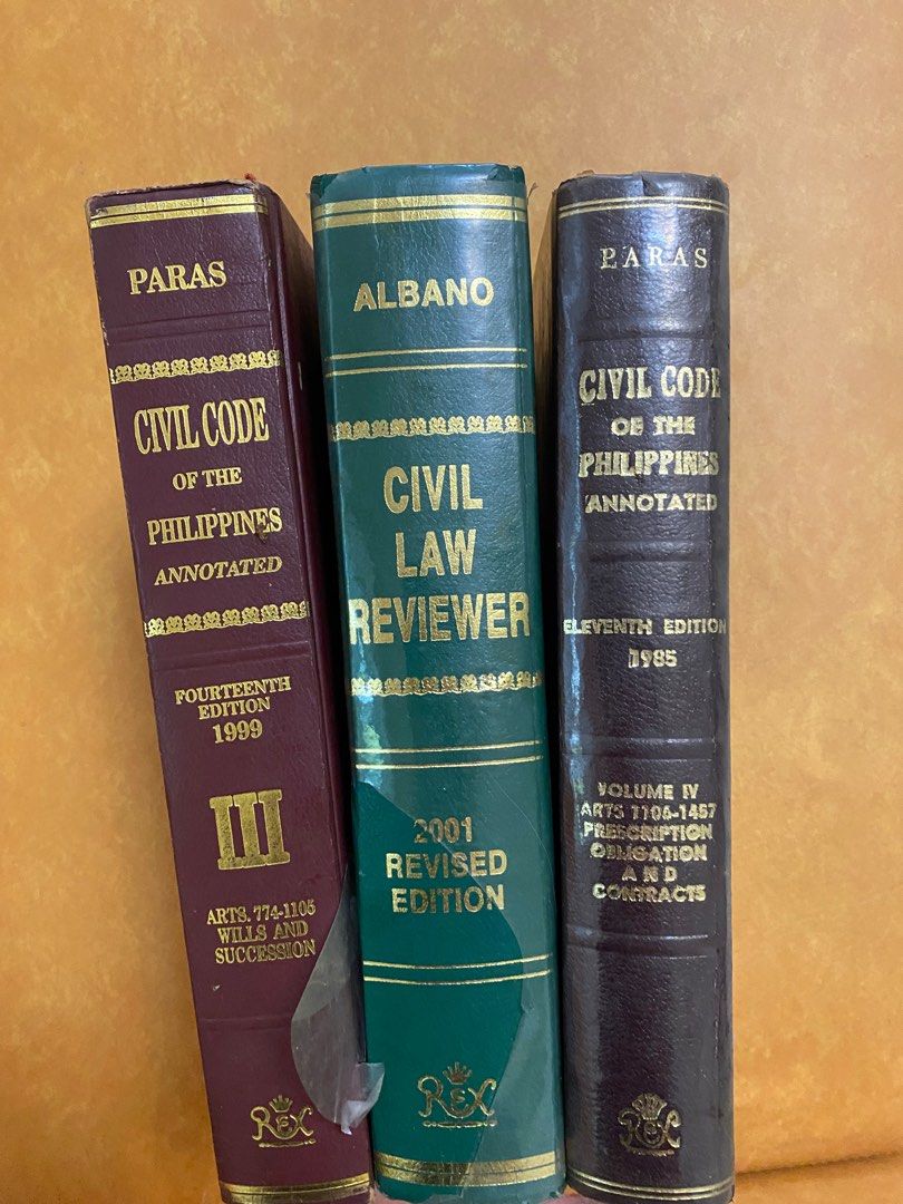 Civil Law Books for 600, Hobbies & Toys, Books & Magazines, Textbooks ...