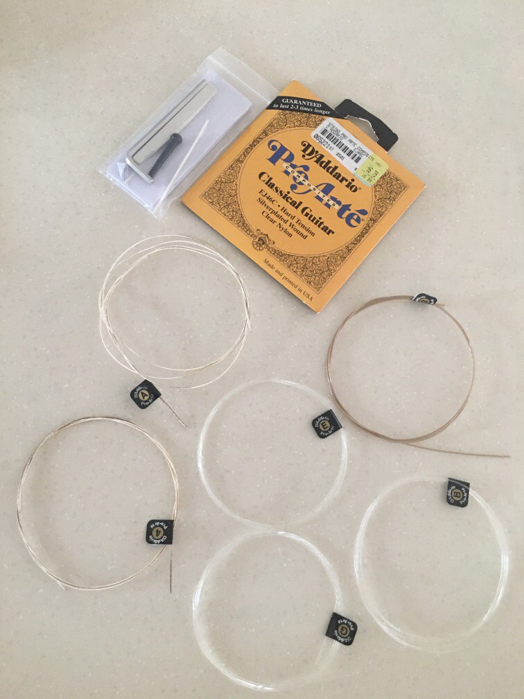 Classical guitar strings, Hobbies & Toys, Music & Media, Music ...