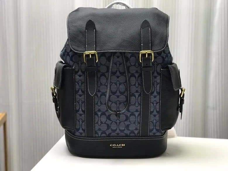Coach Hudson Backpack In Signature Denim, Men's Fashion, Bags ...