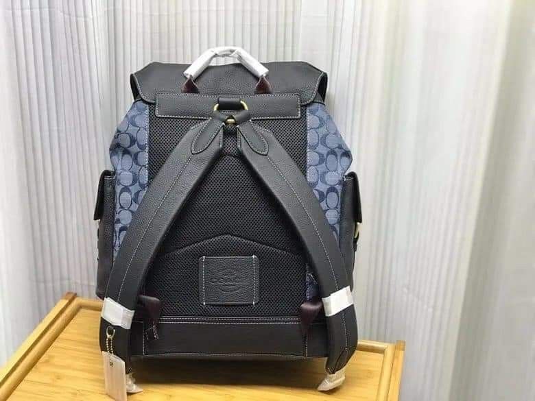 Coach Hudson Backpack In Signature Denim, Men's Fashion, Bags ...