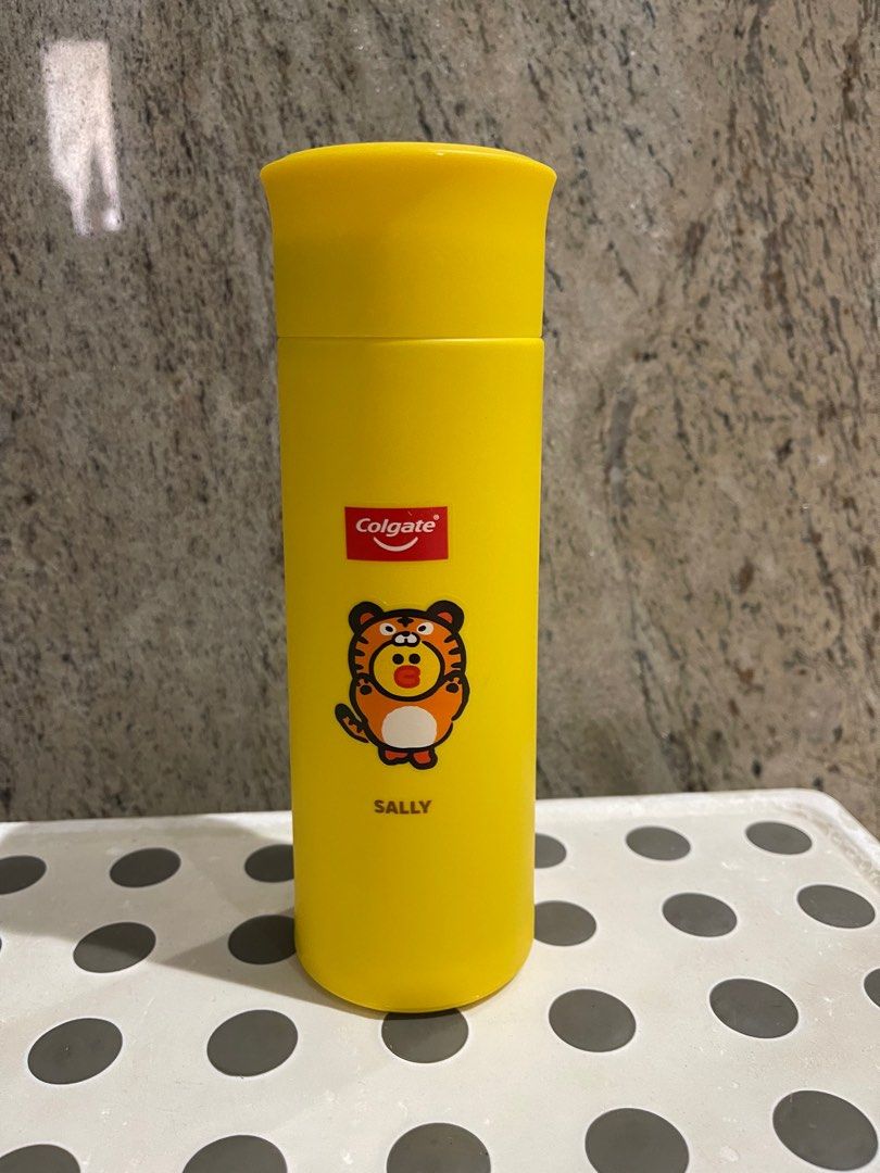 Colgate line friends glass water bottle - Sally, Furniture & Home ...