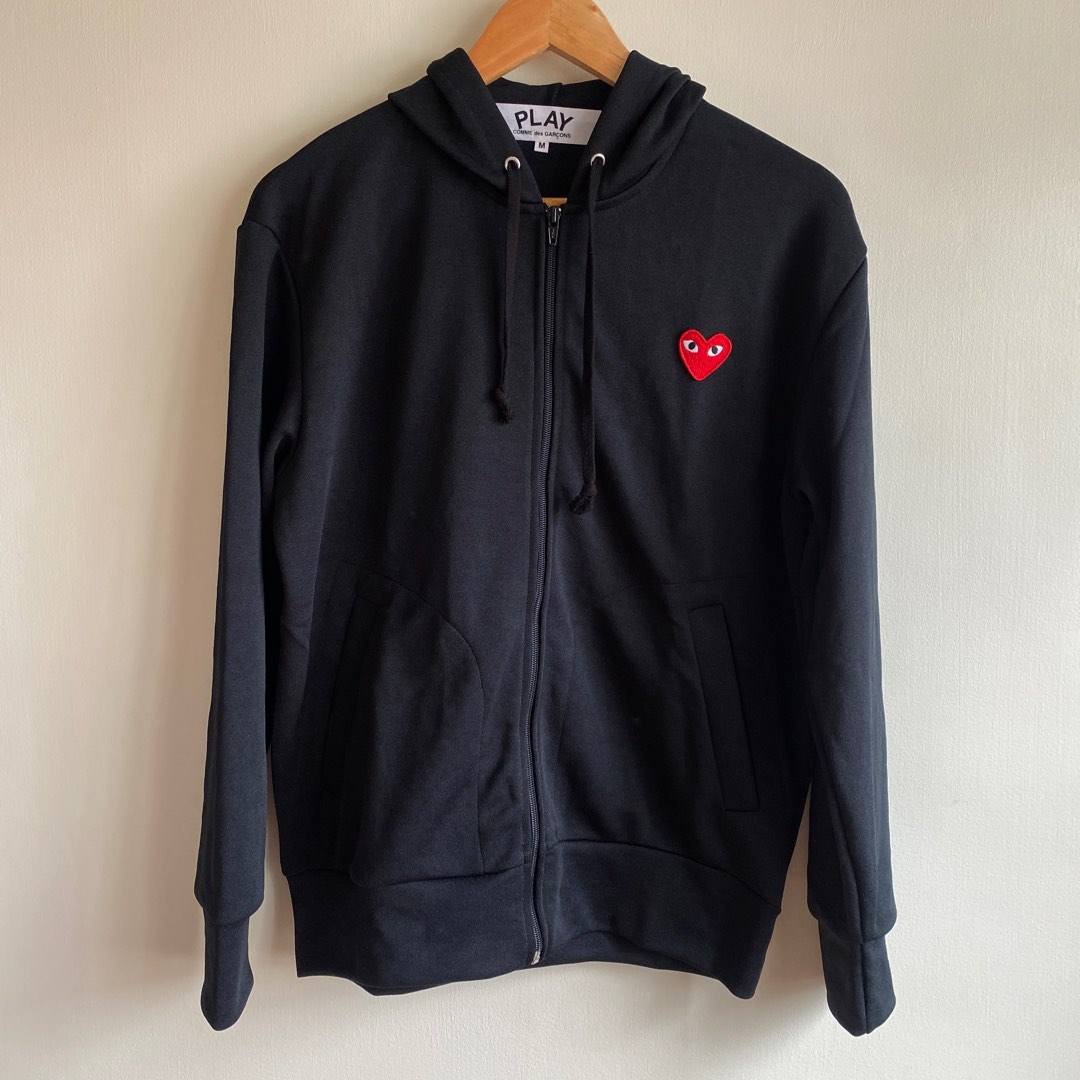 Comme des garcons cdg zip hoodie on Carousell