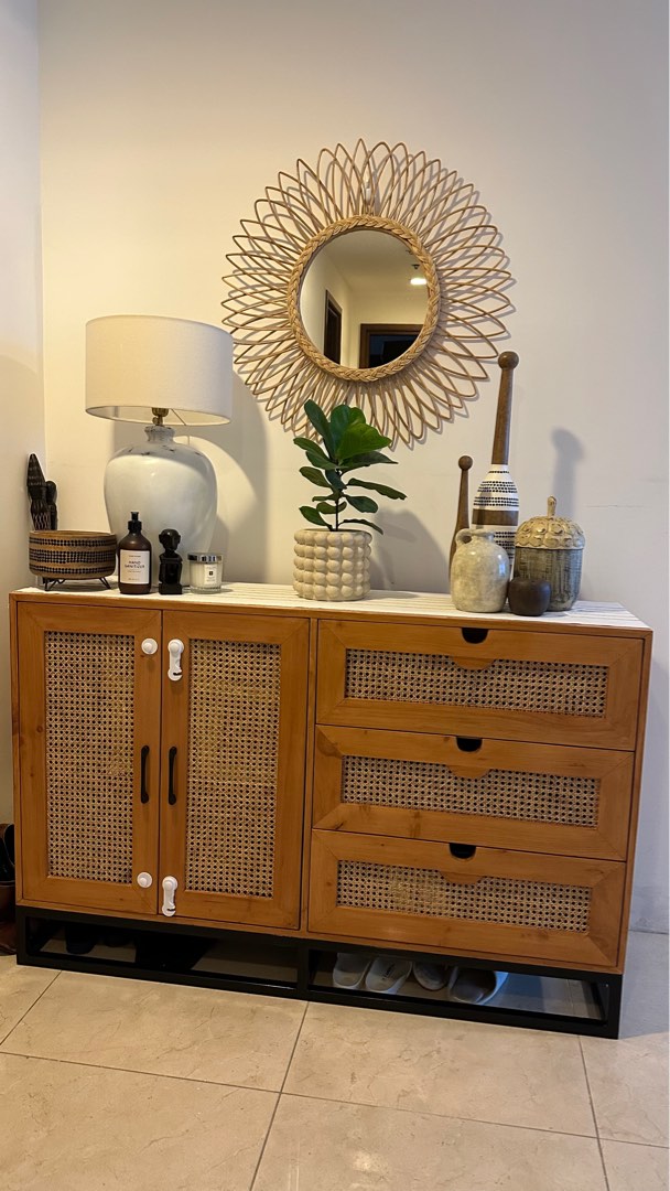 Customized Rich Living Console Cabinet on Carousell