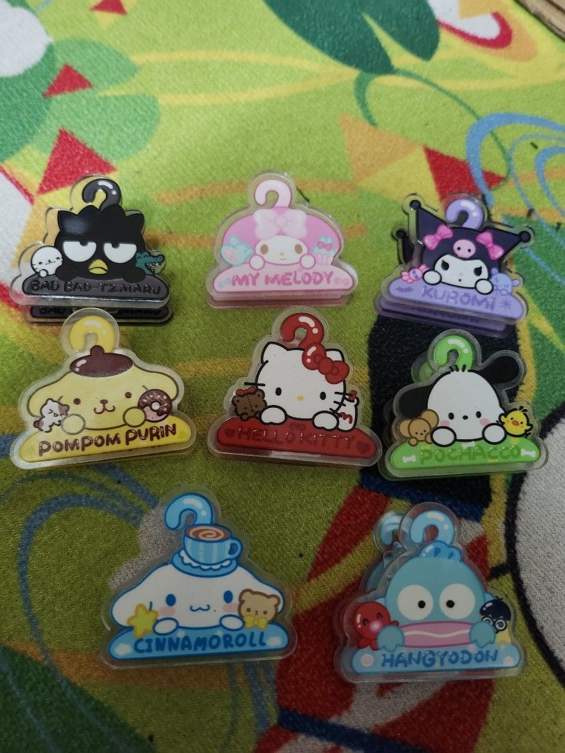 Cute Sanrio Characters Paper Clip, Hobbies & Toys, Stationery & Craft ...