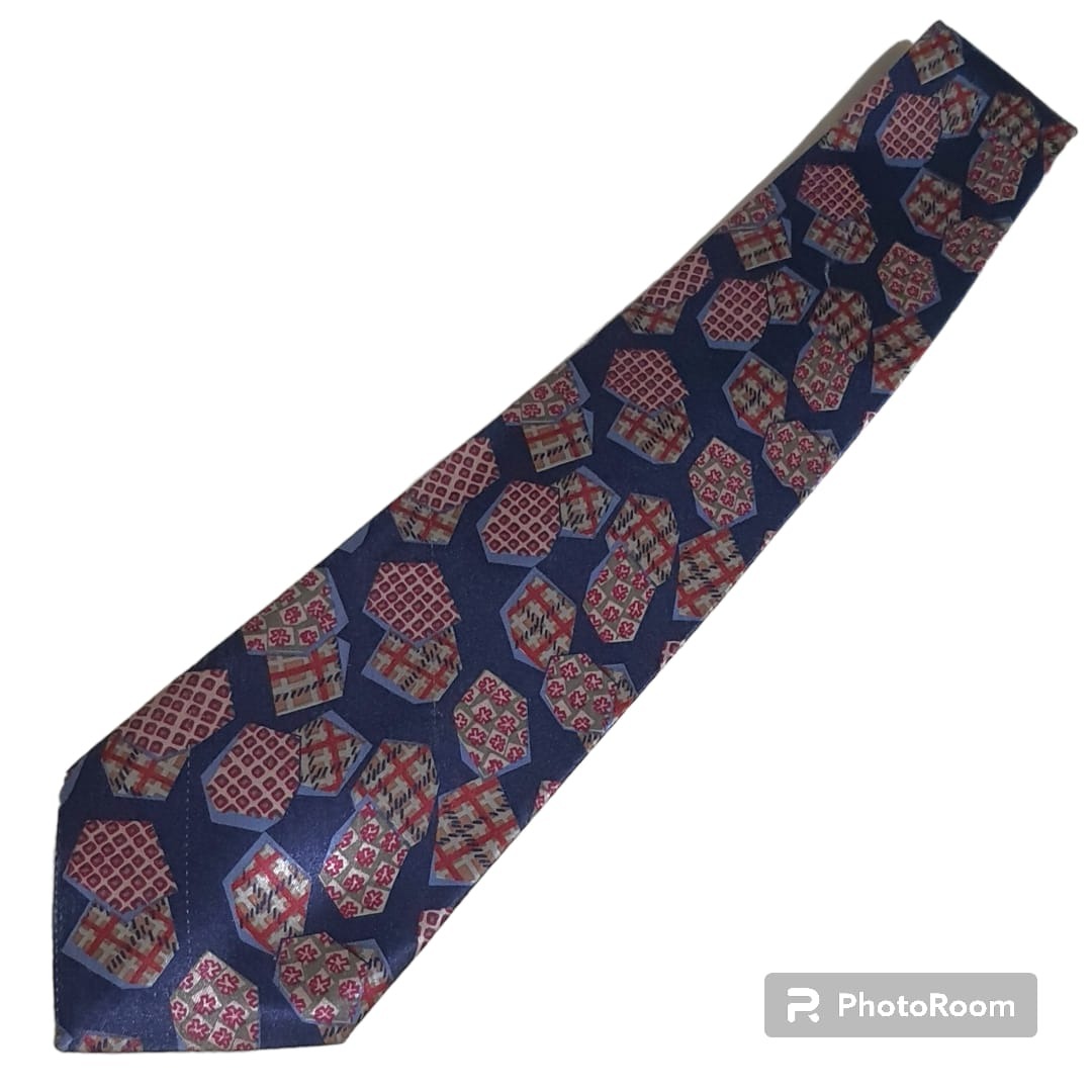Dasi Motif Segilima Kotak-Kotak Warna Dasar Dasi ABU Gelap, Fesyen Pria ...