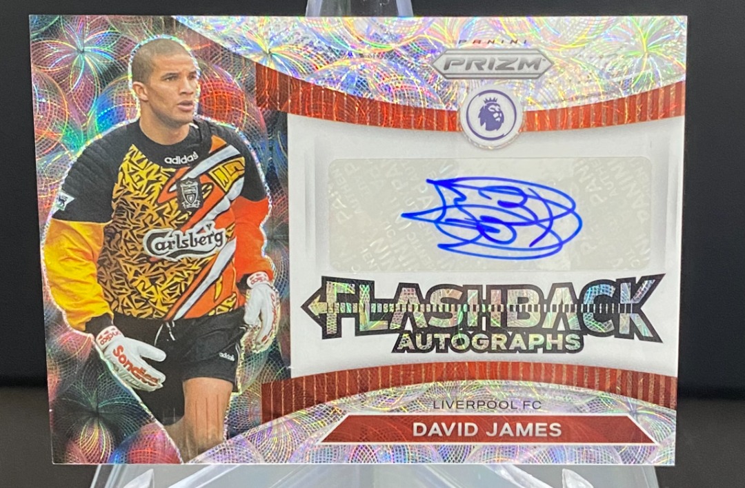 David James Choice Flashback Autograph 2022-23 Panini EPL Prizm ...