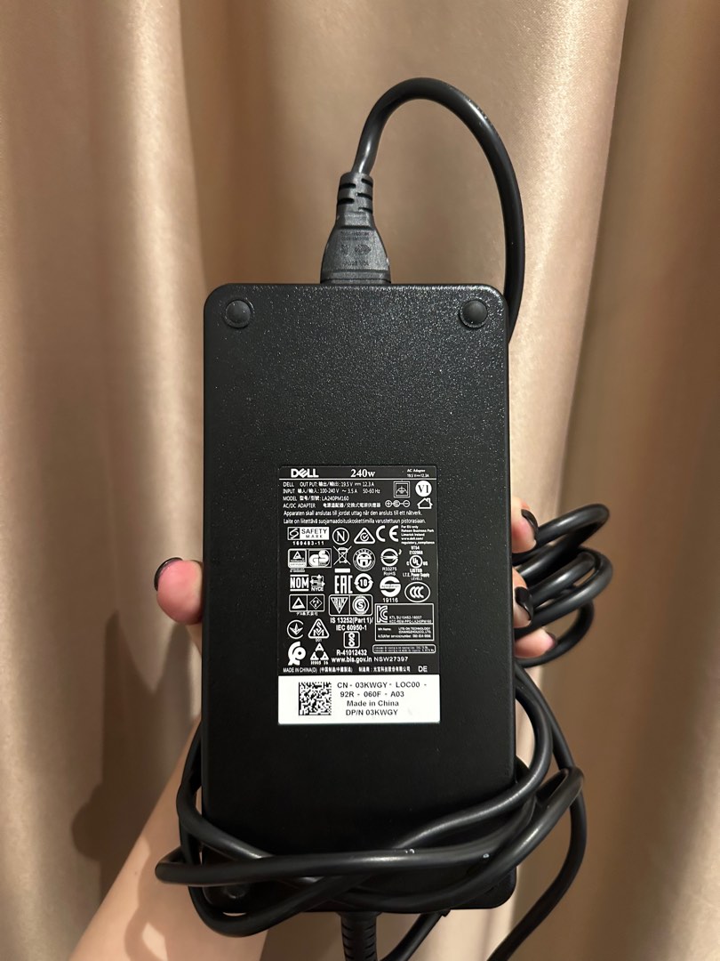 Dell Alienware Gaming Charger 240W, Computers & Tech, Parts ...