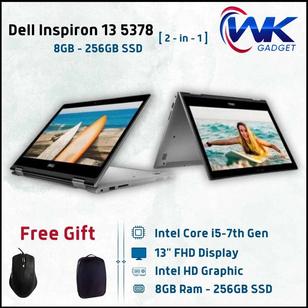 Dell Inspiron 13 5378 [ 2-in-1 Touch Screen] | 13" FHD (Intel-Core i5 ...