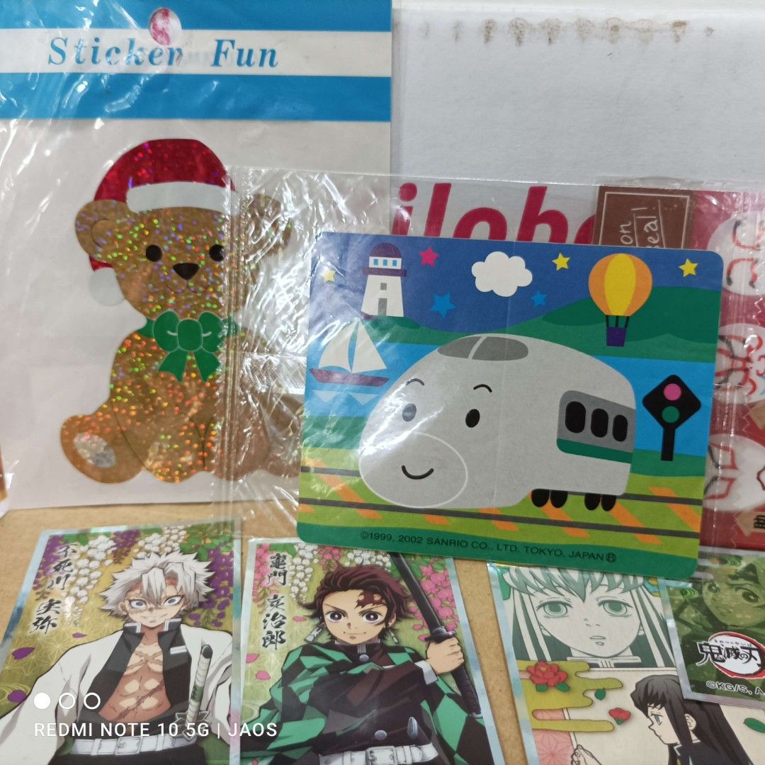 Demon Slayer Sticker , Sanrio Sticker , Bear Sticker , Letter Seal ...