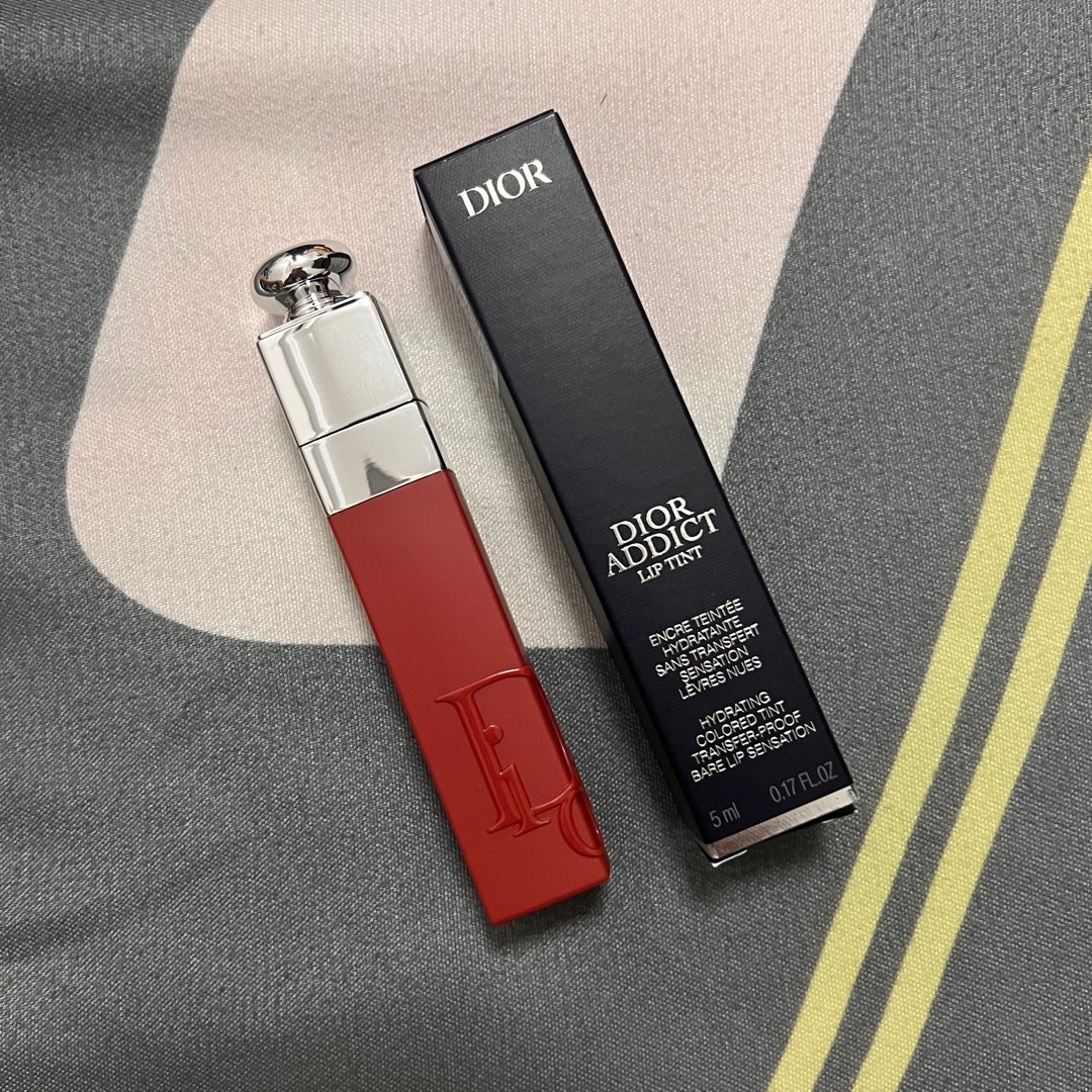 dior addict lip tint natural tea, Beauty & Personal Care, Face, Makeup ...