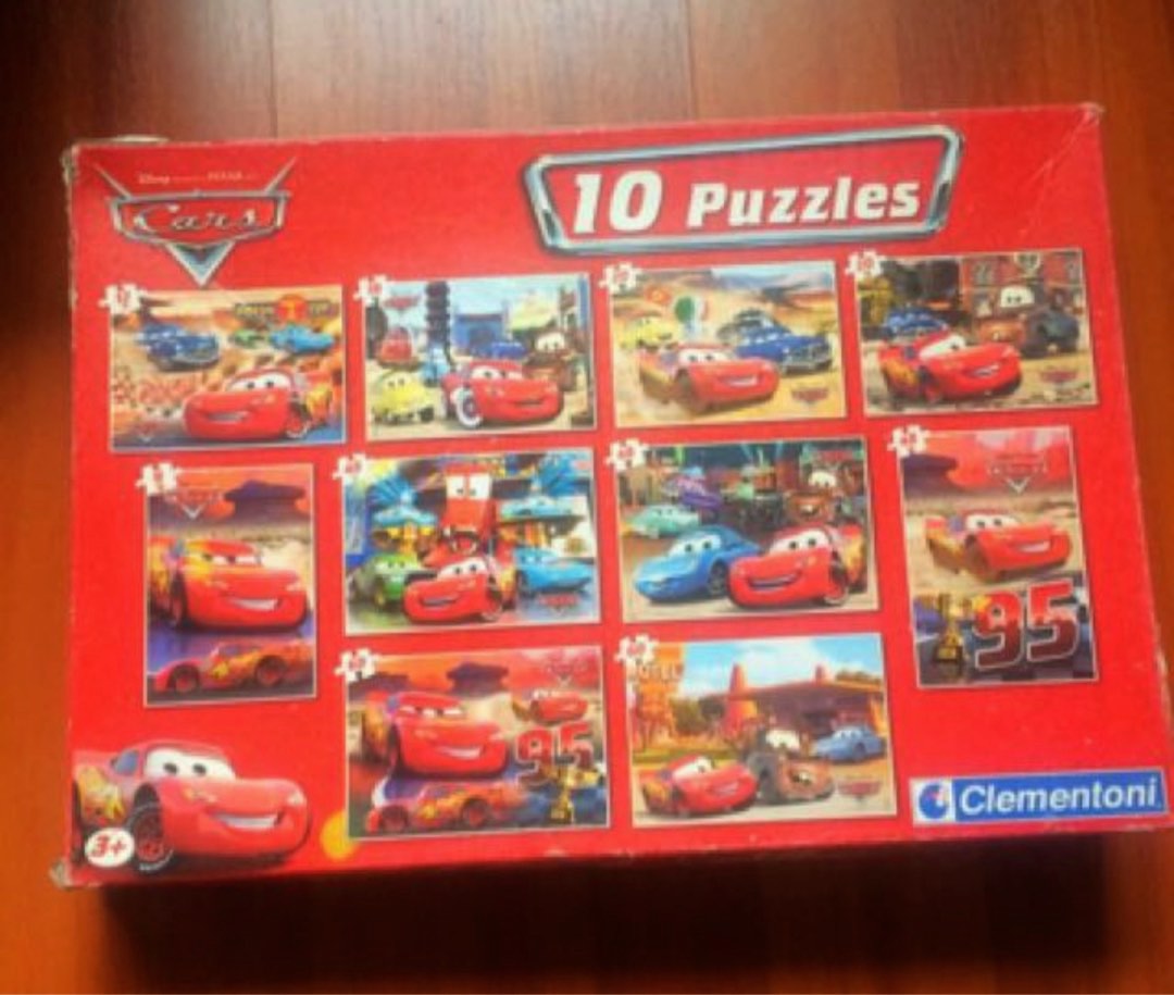 Disney Pixars Cars puzzle (10 set in 1) Mc Queen , Hobbies & Toys, Toys ...