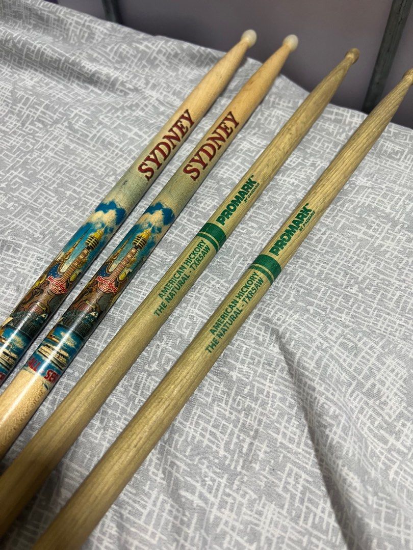 Drum sticks (bundle), Hobbies & Toys, Music & Media, Music Accessories ...