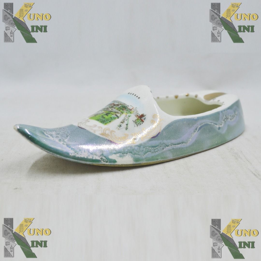 VINTAGE ALADDIN PORCELAIN SHOE ASHTRAY - ASBAK SEPATU ALADDIN, Italy ...