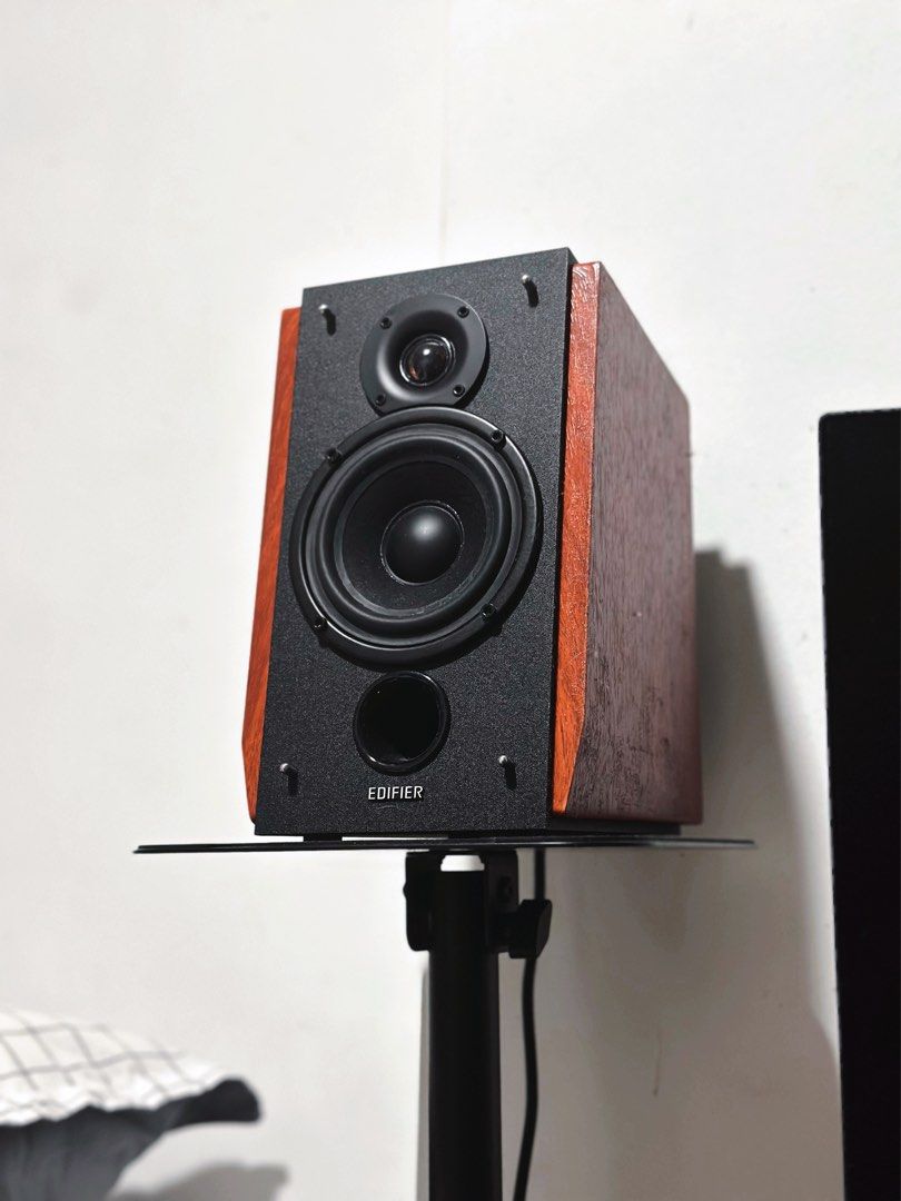 Edifier R1700BTs Wireless Bluetooth 5.0 HD Desktop Bookshelf Speakers ...