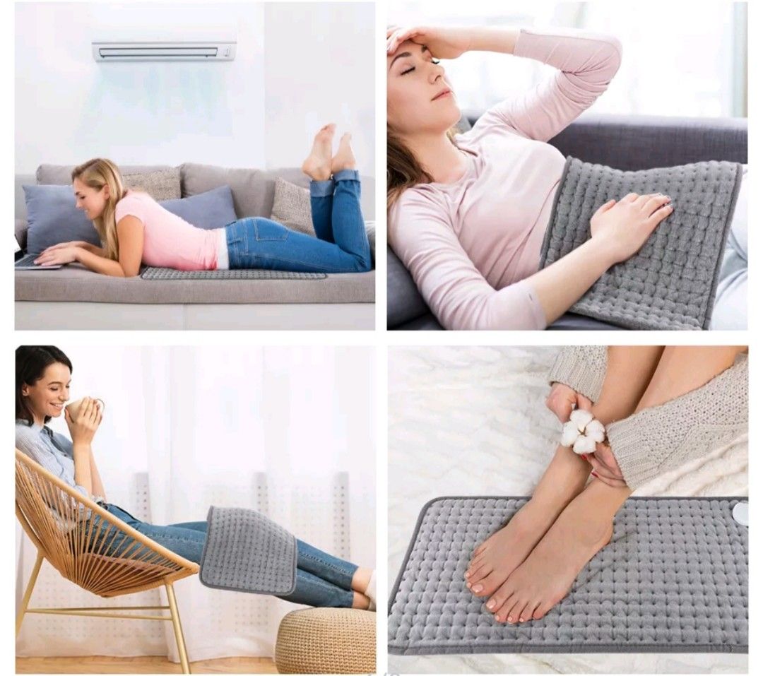 Electric Heating Pad, Health & Nutrition, Massage Devices on Carousell