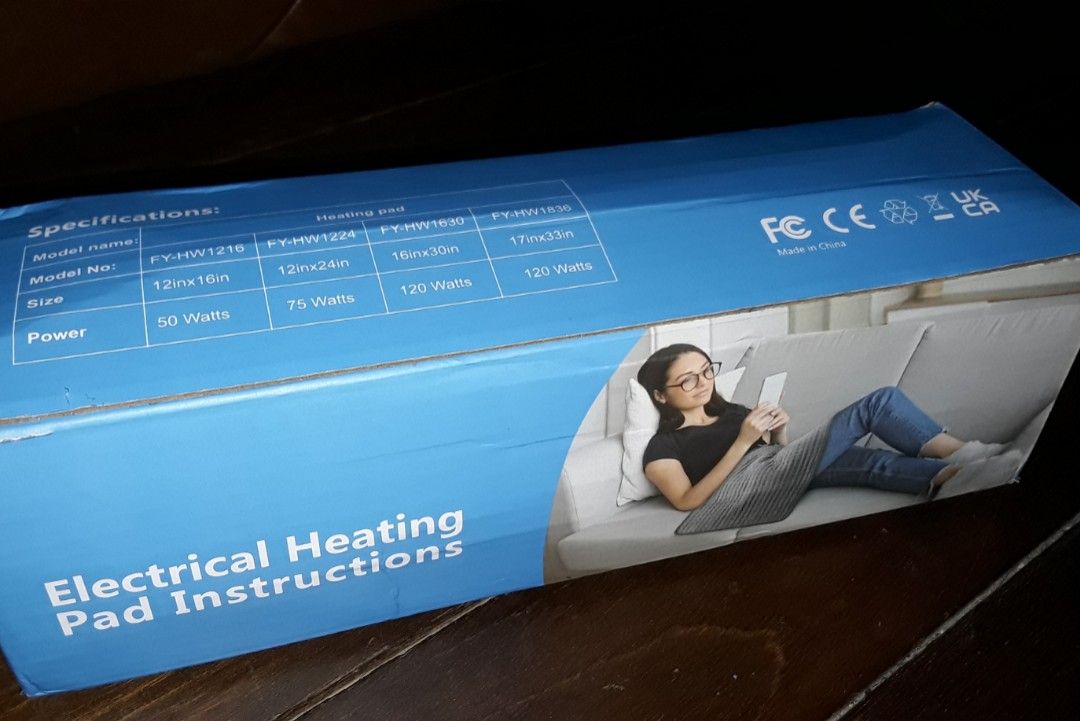 Electric Heating Pad, Health & Nutrition, Massage Devices on Carousell